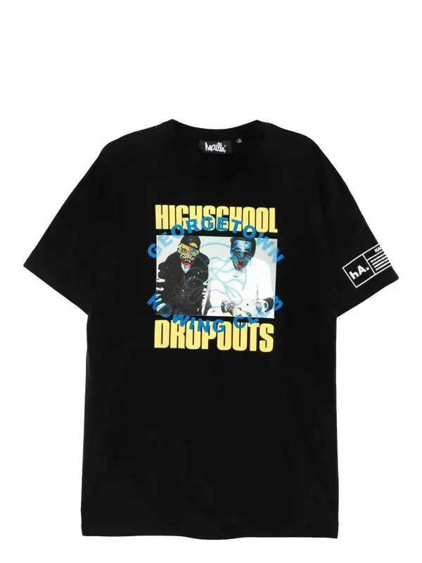 HACULLA. Highschool Dropouts T-shirt - Black
