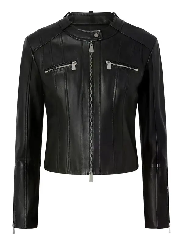 Pinko Cropped Jacket - Black