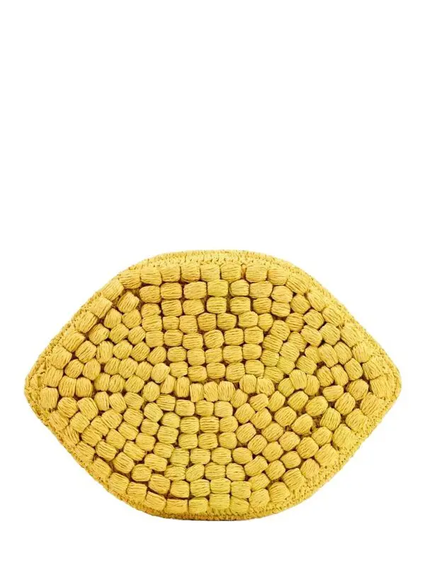 SIMONMILLER Textured Clutch - Yellow