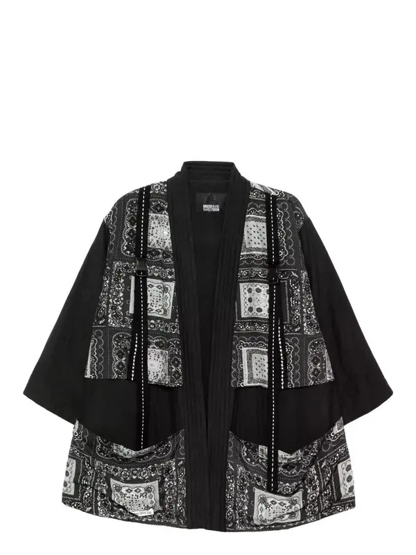 MOSTLY HEARD RARELY SEEN Fisherman Kimono Jacket - Black