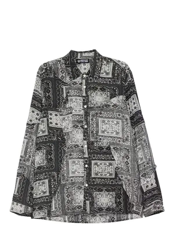 MOSTLY HEARD RARELY SEEN Paisley Cut Me Up Shirt - Grey