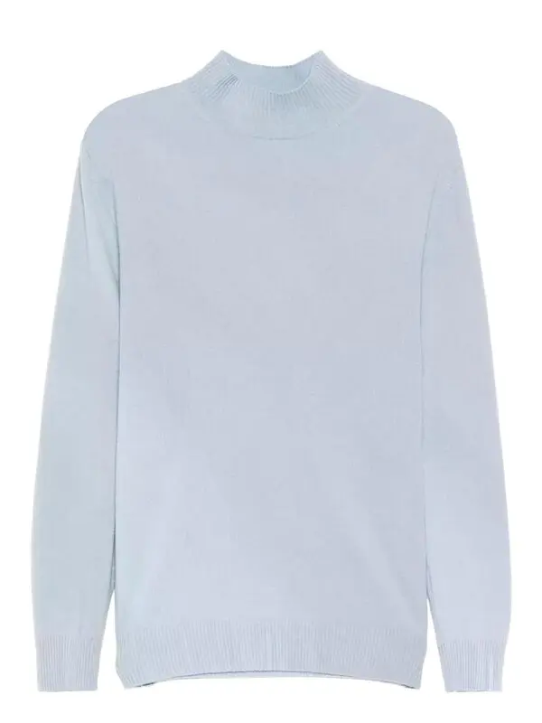 N.peal Mayfair Turtle Neck Jumper - Blue