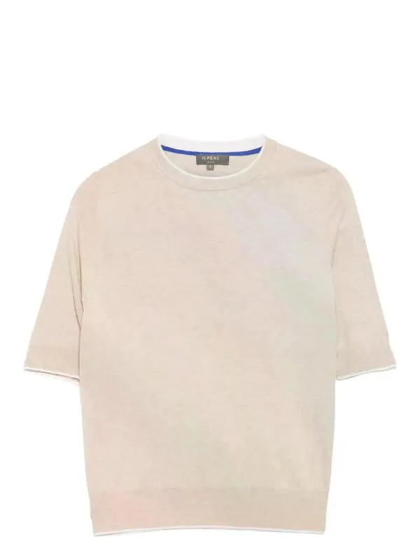 N.peal Round Neck T-shirt - Brown