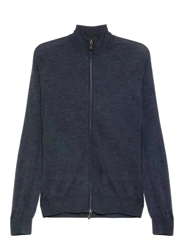 N.peal Hyde Fg Full Zip Jumper - Blue