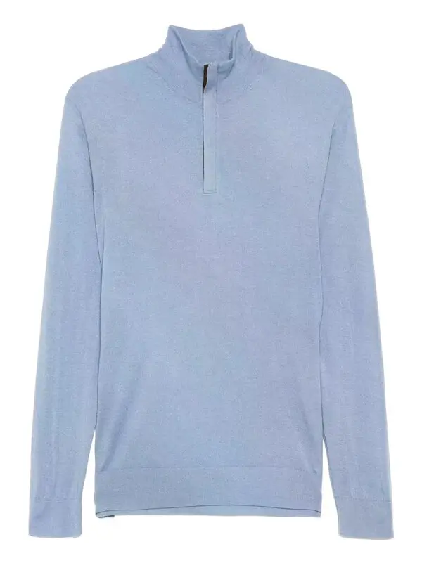 N.peal Regent Fg Half Zip Jumper - Blue