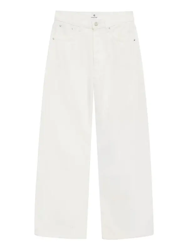 ANINE BING Straight-leg Jeans - White