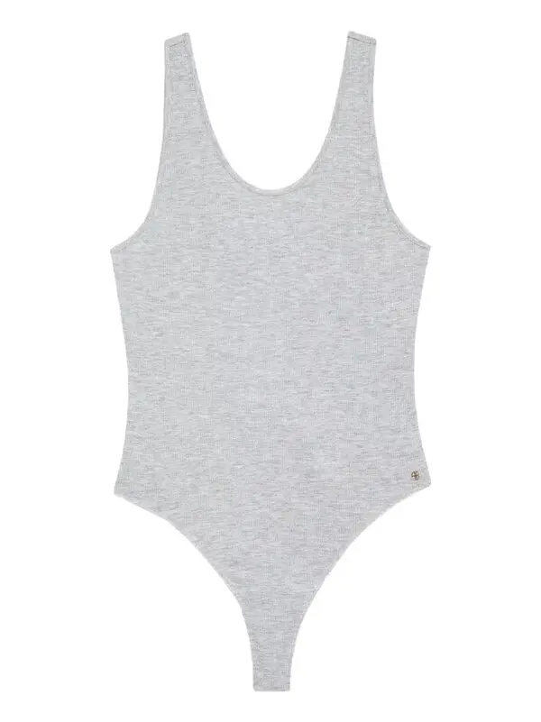 ANINE BING Ginny Bodysuit - Grey