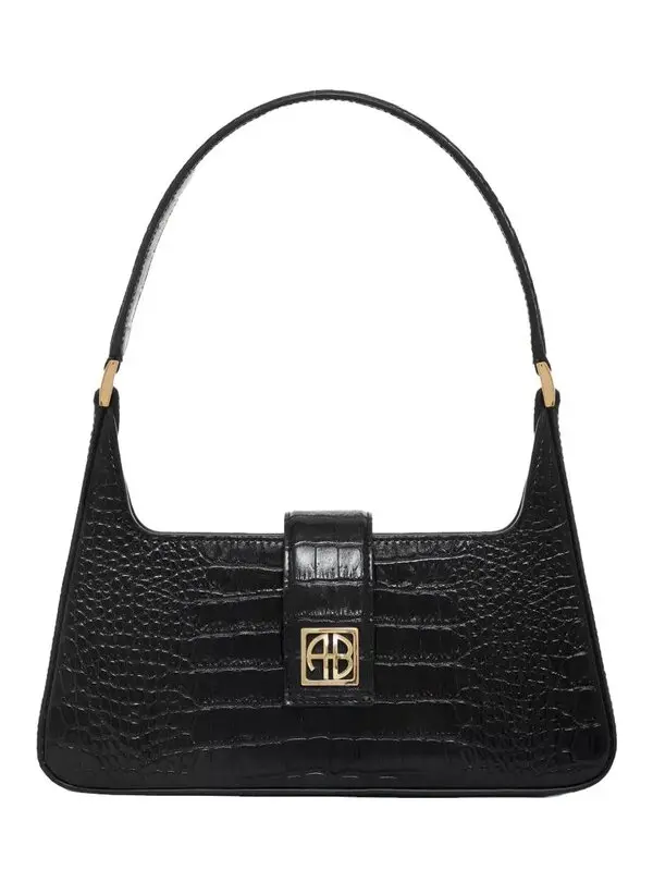 ANINE BING Lou Shoulder Bag - Black