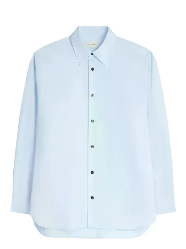 Dries Van Noten Cotton Shirt - Blue