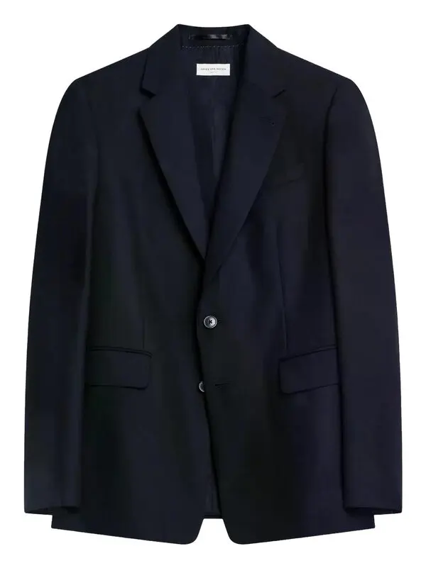 Dries Van Noten Wool Blazer - Blue