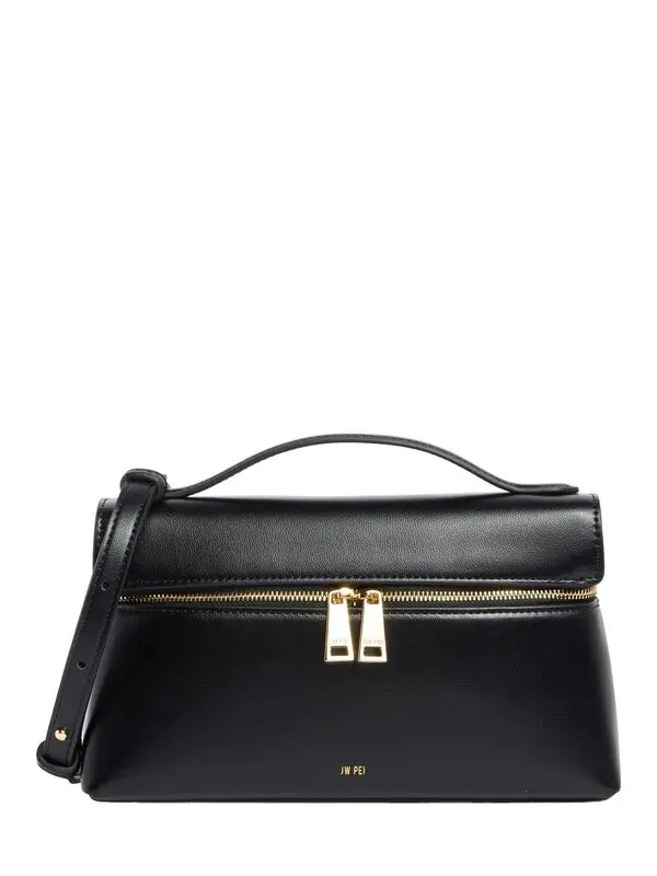 Jw Pei Thea Faux Leather Top Handle Bag - Black