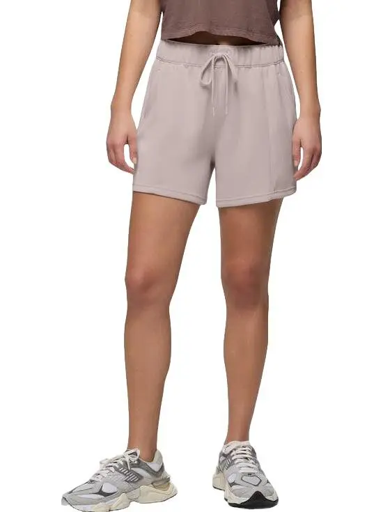 Prana Shea High-waisted Knit Shorts - Almond