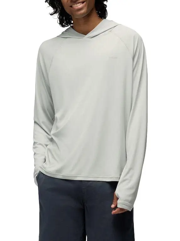 Prana Sol Shade Long Sleeve Performance Hoodie - River Rock