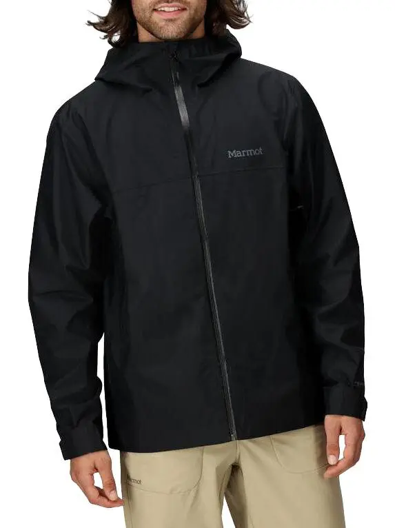 MARMOT Minimalist Pertex® Waterproof Hooded Jacket - Black