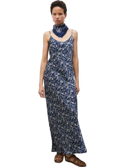 Silk Laundry 1996 Maxi Dress - Hounds Paisley