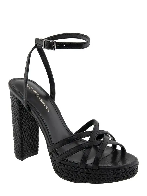 Bcbgmaxazria Orisa Platform Sandal - Black
