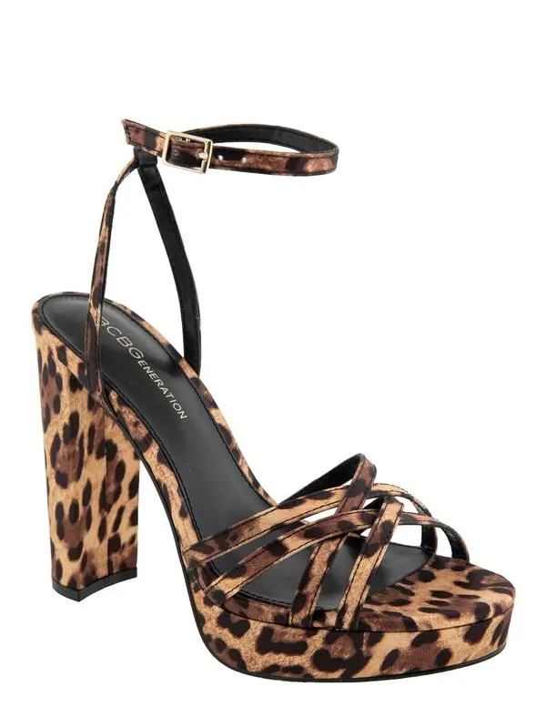 Bcbgmaxazria Orisa Platform Sandal - Leopard