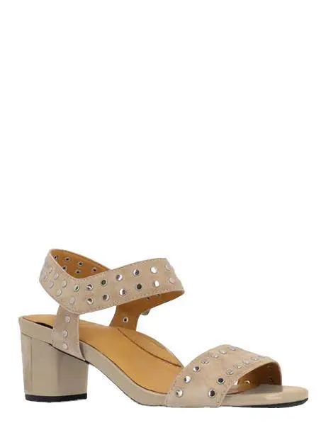 L'AMOUR DES PIEDS Maddex Studded Sandal - Taupe