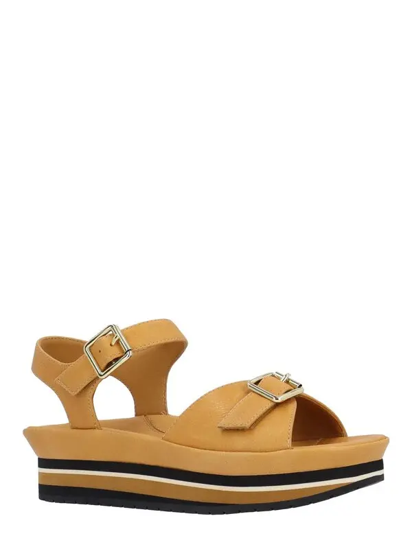 L'AMOUR DES PIEDS Vardant Platform Sandals - Lioness