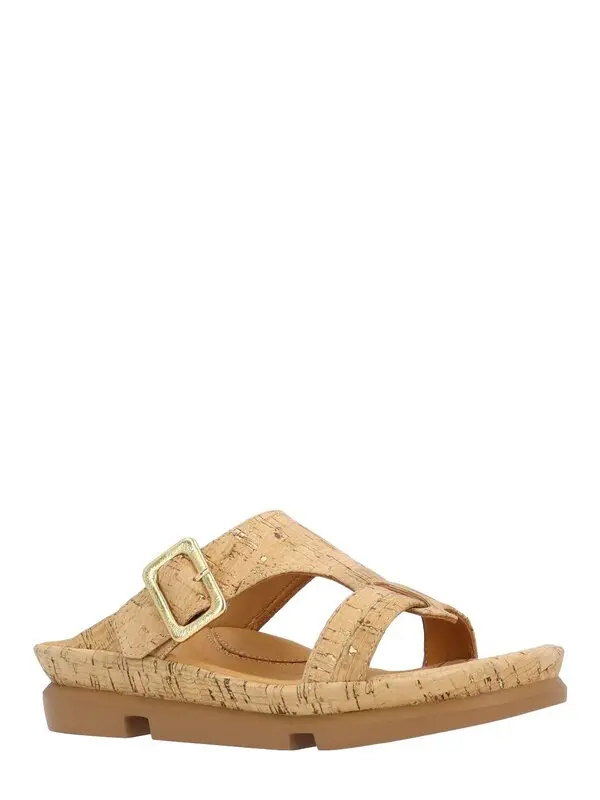 L'AMOUR DES PIEDS Verick Sandal - Natural/ Gold