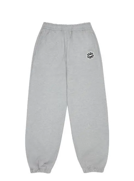 BROKEN PLANET Sun Cuffed Sweatpants - Heather Grey