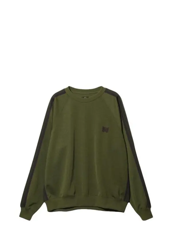 Needles Track Crewneck Sweatshirt - Olive