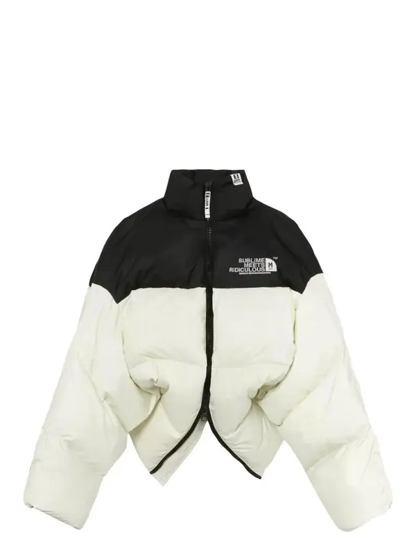 Mihara Yasuhiro Cropped Puffer Jacket - White