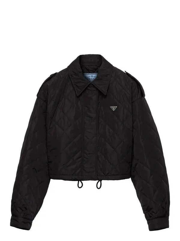 Prada Re-nylon Blouson Jacket - Black