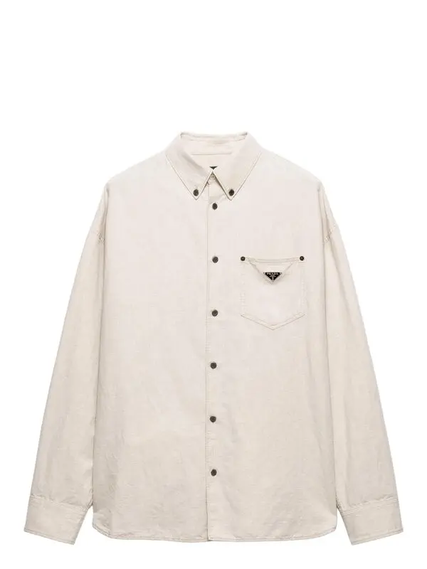 Prada Chambray Shirt - Natural