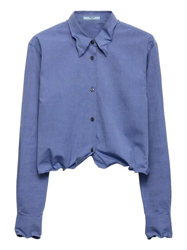 Prada Fil-à-fil Shirt - Blue