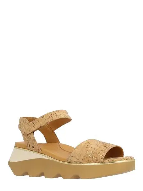 L'AMOUR DES PIEDS Halsten Sandal - Natural/ Gold