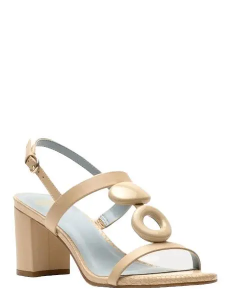 FRANCES VALENTINE Bianca Slingback Sandal - Natural