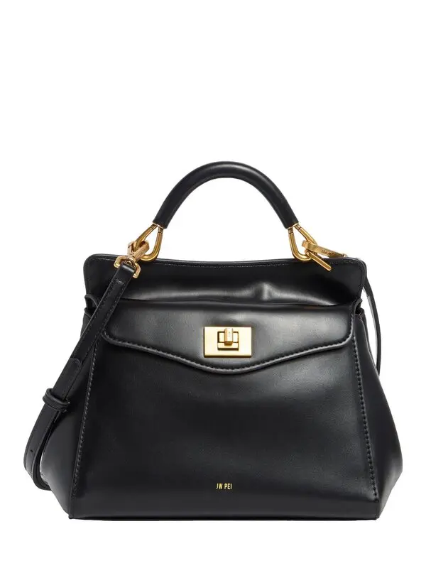 Jw Pei Lucia Faux Leather Top Handle Bag - Black