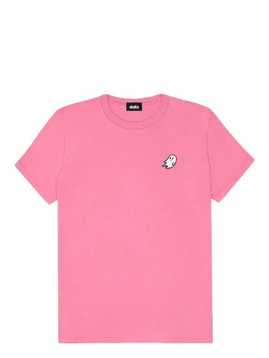 DALIX Ghost Relaxed Tee - Charity Pink