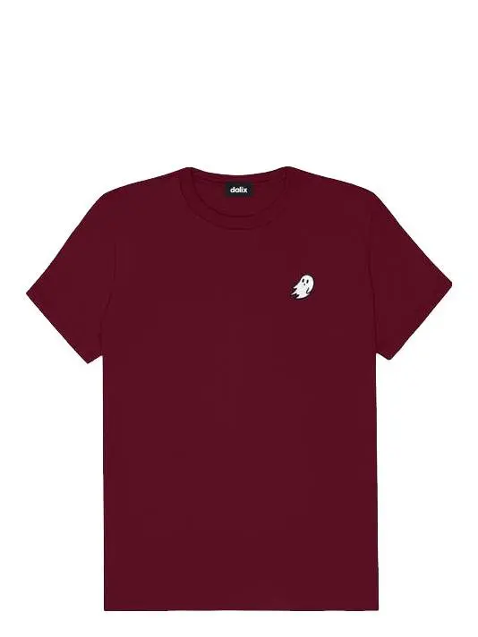 DALIX Relaxed Fit Tee - Maroon