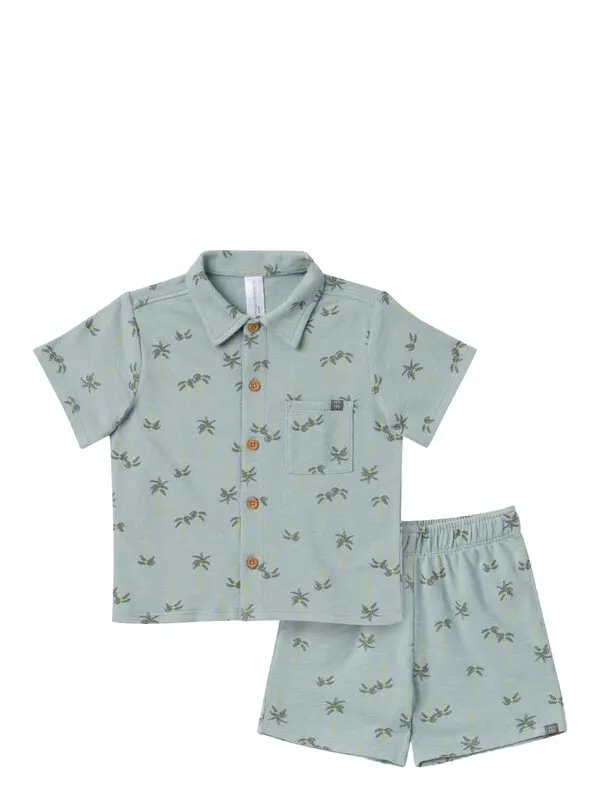 MODERN MOMENTS™ BY GERBER Resort Shirt And Shorts Set - Blue