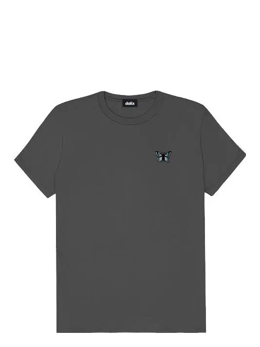 DALIX Butterfly Relaxed Tee - Asphalt