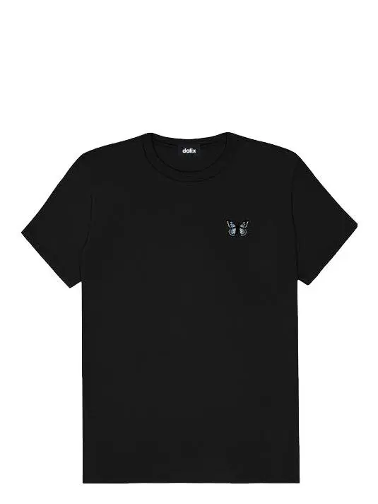 DALIX Butterfly Relaxed Tee - Black