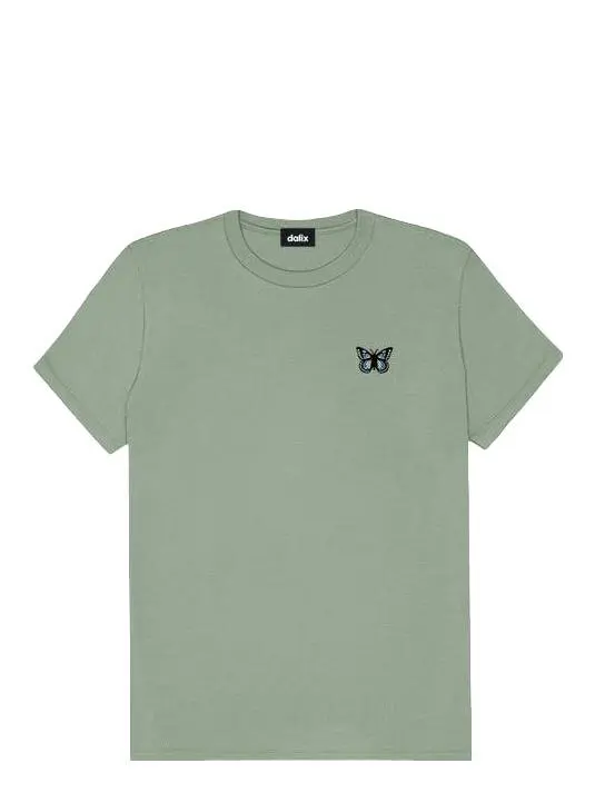 DALIX Butterfly Relaxed Tee - Sage