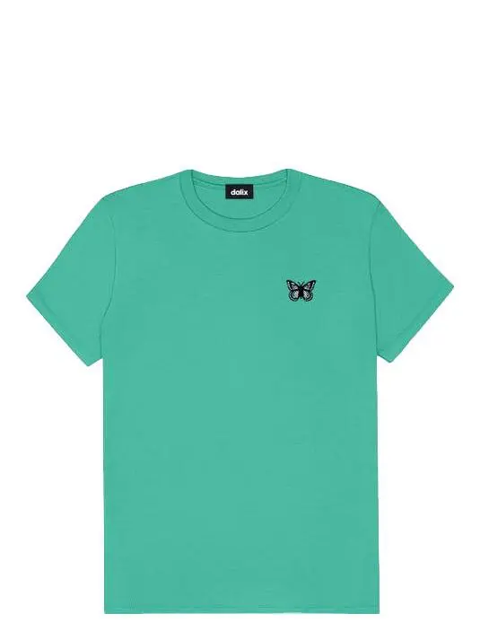 DALIX Butterfly Relaxed Tee - Teal