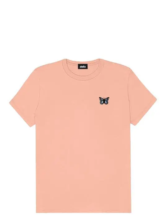 DALIX Butterfly Relaxed Tee - Terracotta