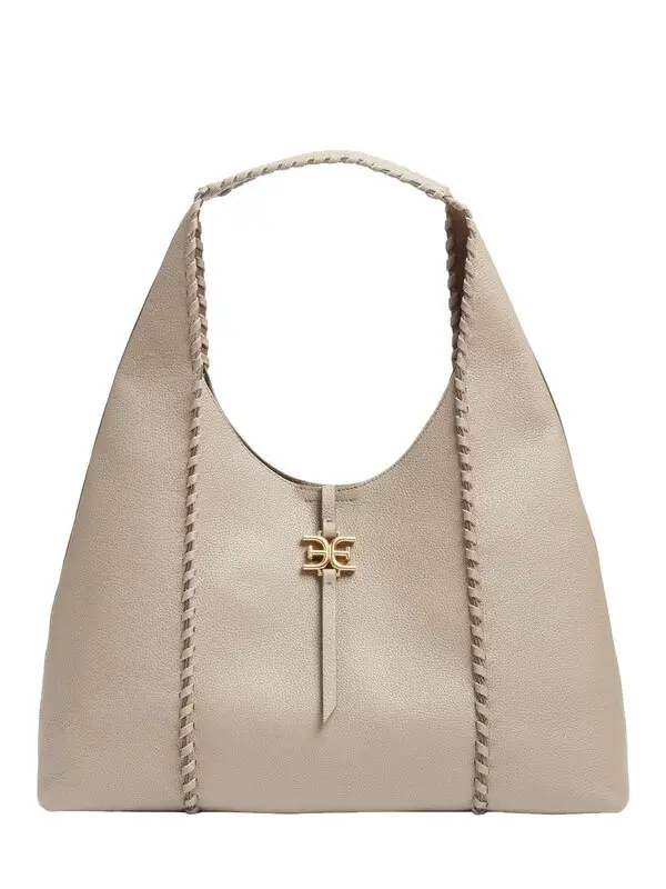 Sam Edelman Sylvia Leather Hobo Bag - Taupe