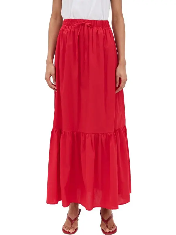 THE LULO PROJECT The Crustiacian Skirt - Red