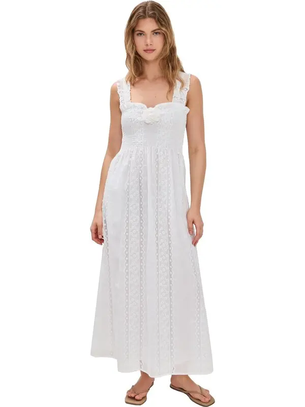 Hill House Home The Rosetta Nap Dress - White