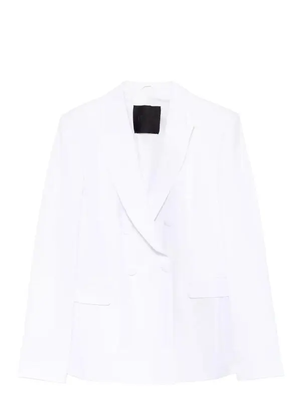 Liu Jo Double-breasted Blazer - White