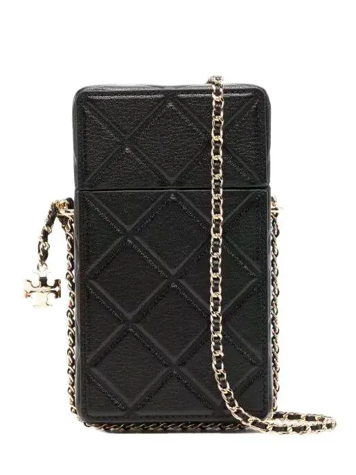 Tory Burch Fleming Phone Crossbody Bag - Black