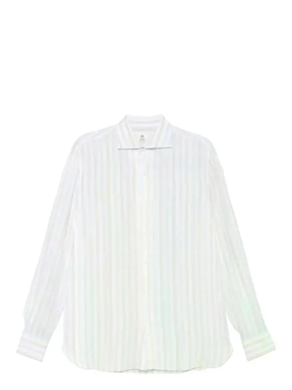 LUIGI BORRELLI Striped Shirt - White