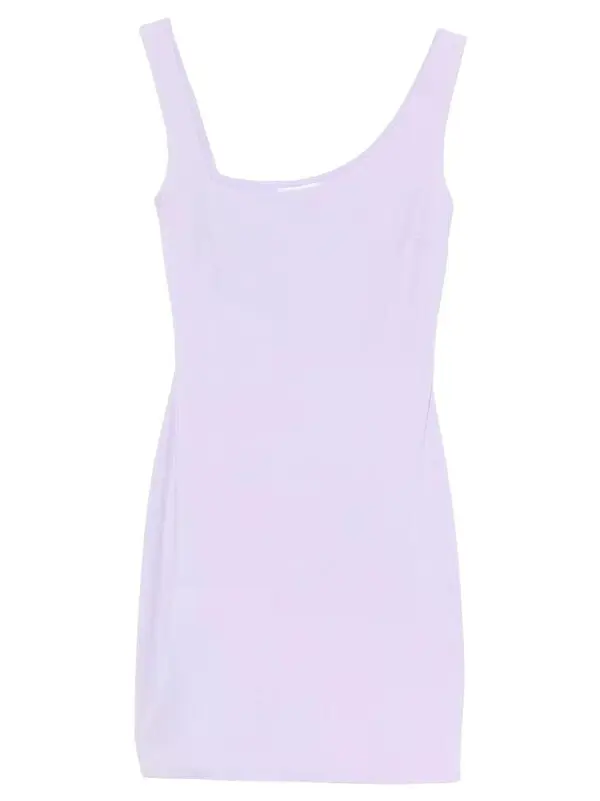Patrizia Pepe Essential Mini Dress - Purple