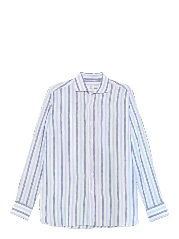 LUIGI BORRELLI Striped Shirt - White