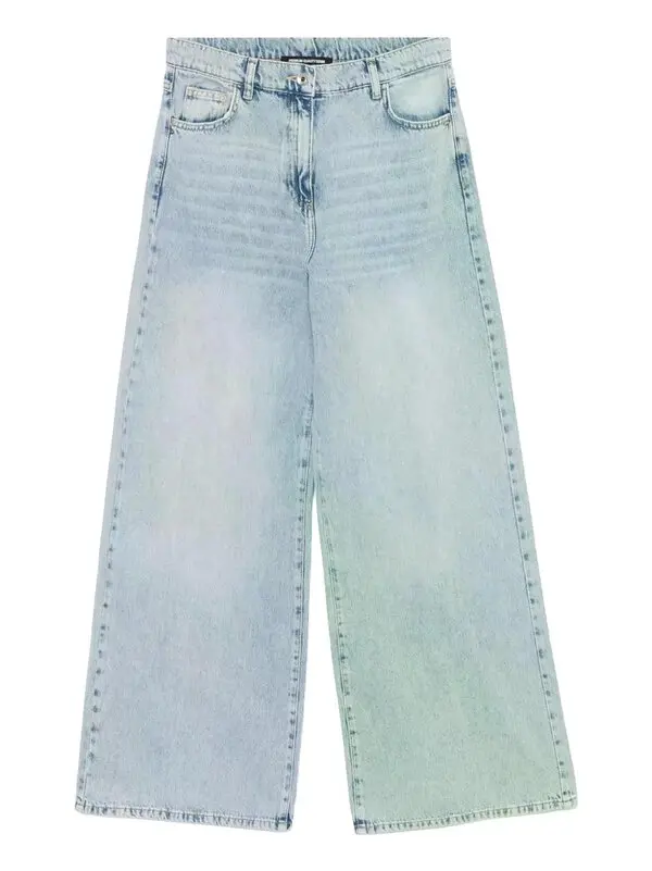 Patrizia Pepe Wide Leg Jeans - Blue